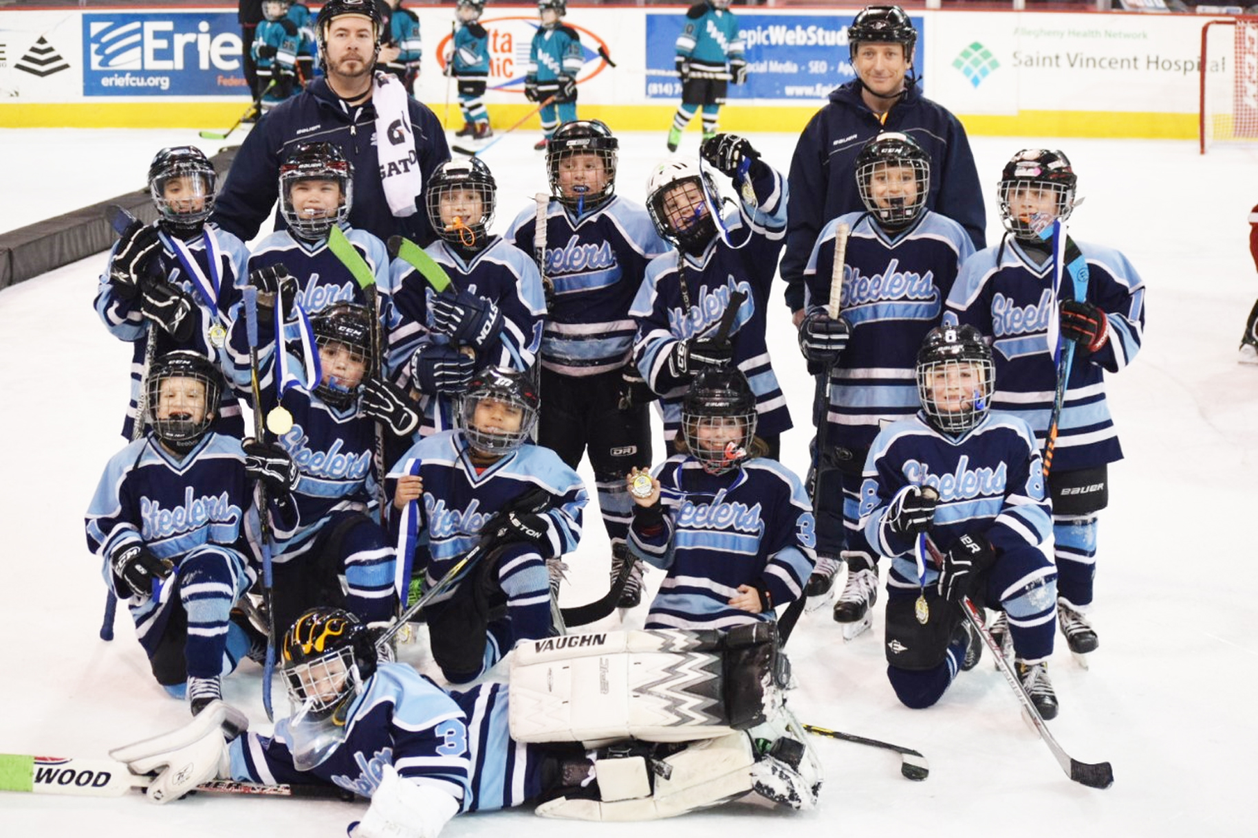 NCCYHA Steelers Mites win tourney championship | News, Sports, Jobs ...